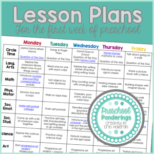 March Preschool Activities - Preschool Lesson Plan March