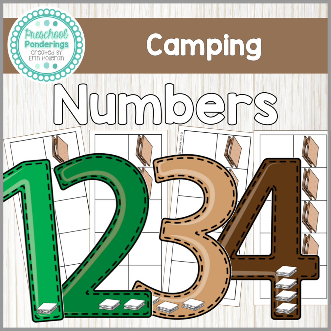 Seasonal Numbers for Math Activities - Numbers for preschool math centers