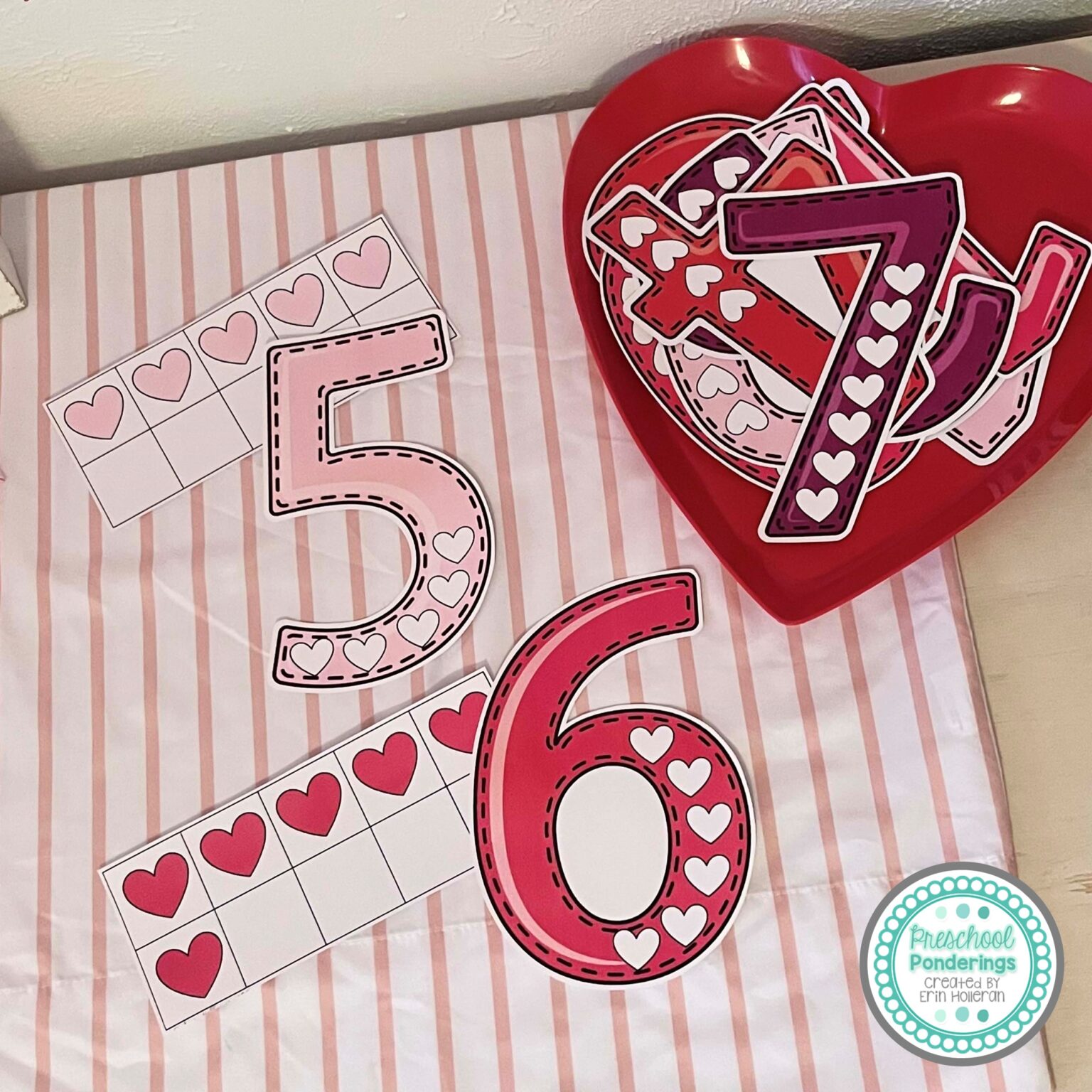 Valentine’s Day Math Center Activities - Valentine's Day math center