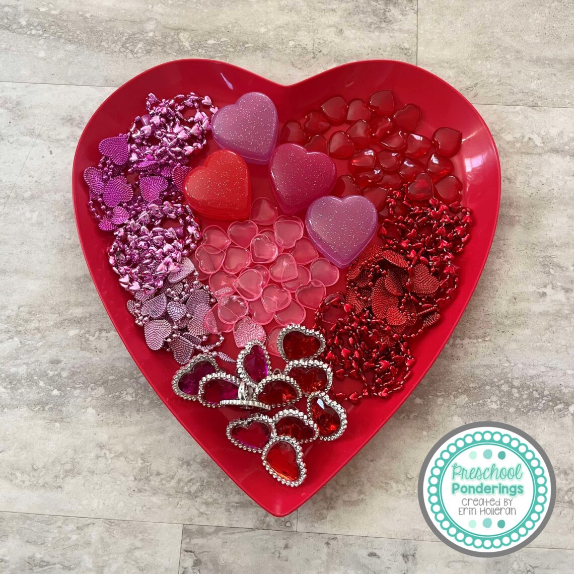 Loose Parts for Valentine’s Day - Valentine provocation