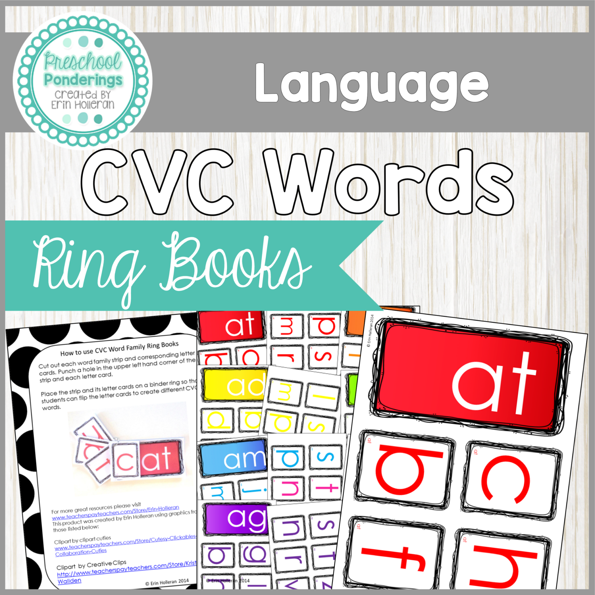 Introducing CVC Words in Preschool – Resources - Teaching preschoolers ...