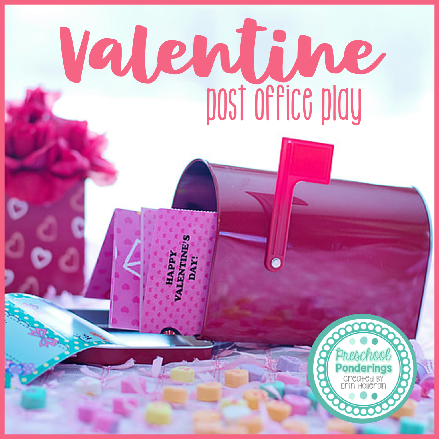 Valentine’s Post Office Dramatic Play - Valentine post office play