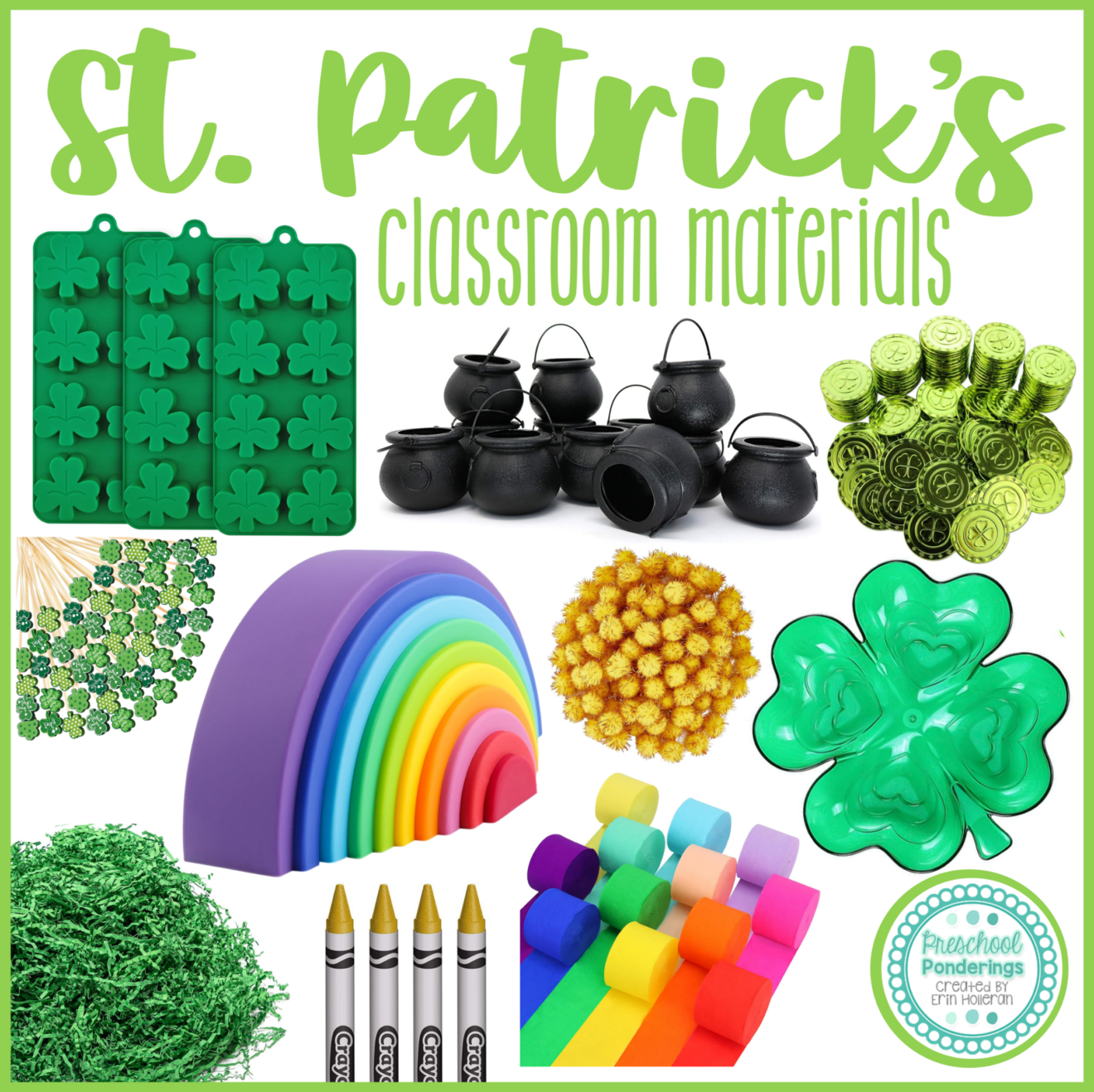 St. Patrick’s Day Materials for the Classroom - Preschool St. Patrick's Day