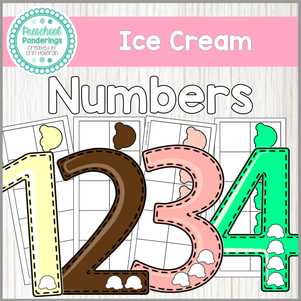 Printable Ice Cream Activities for Preschool