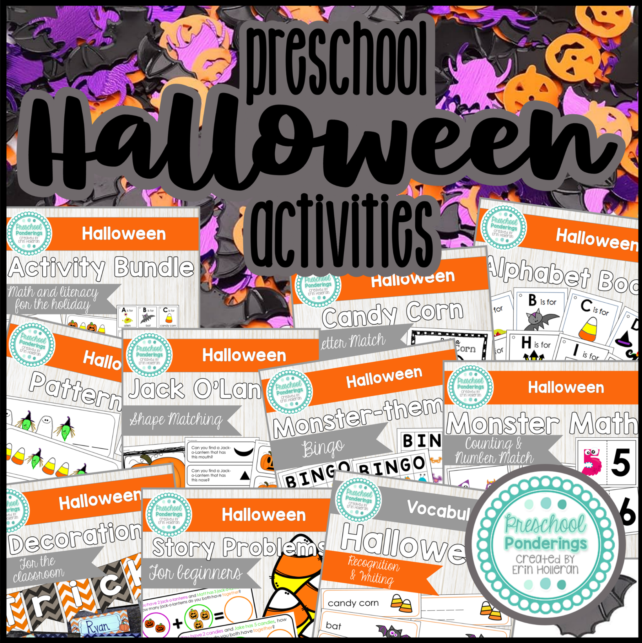 Halloween Preschool Activities - printable preschool Halloween
